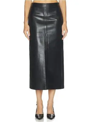 AGOLDE AGOLDE Hikson Skirt In Black. Size 29. Also Black