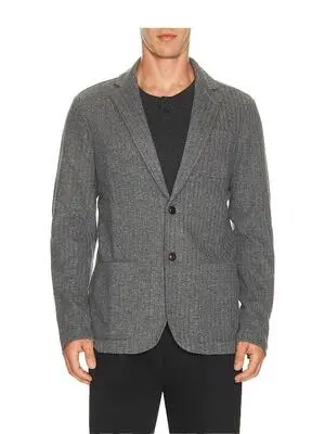 FAHERTY BRAND Faherty Inlet Knit Tweed Blazer In Grey. Size S. Also