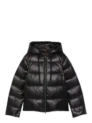 Peuterey Quilted Hooded Jacket - Black