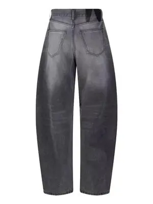 DARKPARK Washed-effect Curved-leg Jeans
