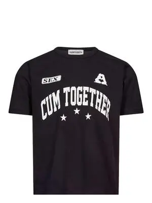 CARNE BOLLENTE Slogan-print T-shirt - Black
