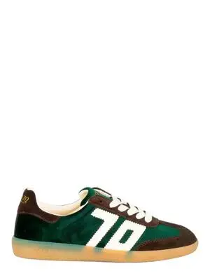 BACK 70 Cloud Logo-patch Panelled Sneakers - Green