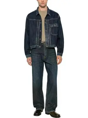 Visvim Social Sculpture 01 Wide-leg Jeans - Blue