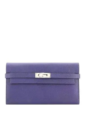 HERMÈS Kelly Wallet Verso Epsom Long Small Wallets