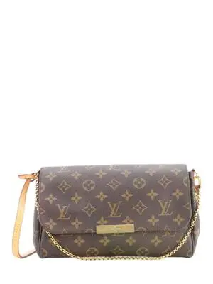 LOUIS VUITTON Favorite Handbag Monogram Canvas Mm Crossbody Bag - Brown