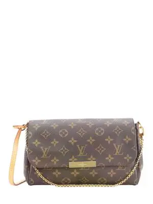 LOUIS VUITTON Favorite Handbag Monogram Canvas Mm Crossbody Bag - Brown