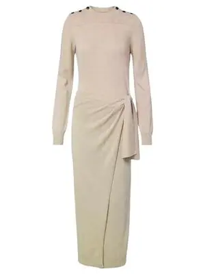 Isabel Marant Étoile Jozira Fine-knit Maxi Dress - Neutrals