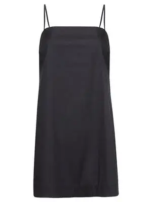 AUDREY VALLENS Poplin Mini Dress - Black