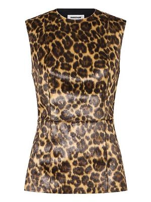 DARKPARK Joy Faux Pony-hair Top - Leopard