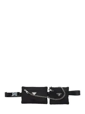 Prada 2000-2013 Tessuto Belt Bag - Black