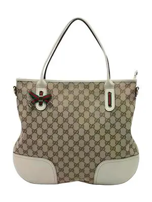 Gucci 2016-2026 Gg Canvas Princy Satchel - Neutrals