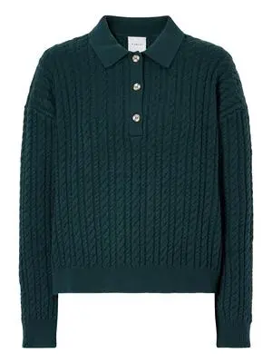 VARLEY Dottie Cable-knit Sweater