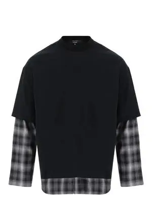 Comme Des Garçons Layered-sleeve T-shirt - Black