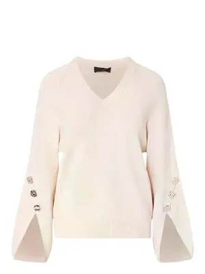 Liu Jo Sweater With Slits Neutrals