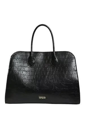 Essentiel Antwerp Katarina Croc-effect Tote Bag Black
