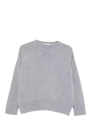 BASE MILANO Crew-neck Sweater - Grey
