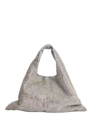 TWENTY FOURHAITCH Parks Crystal-embellished Tote Bag - Silver