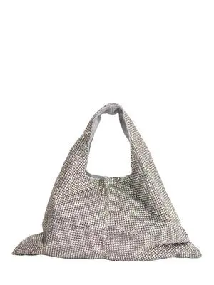 TWENTY FOURHAITCH Parks Crystal-embellished Tote Bag - Silver