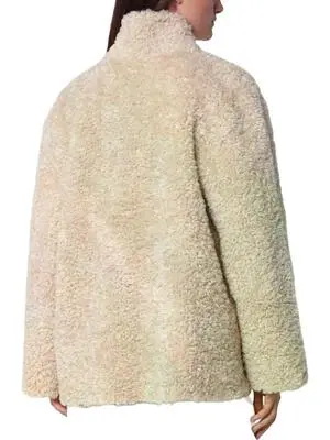 Source Unknown Manuela Faux-shearling Jacket - Neutrals