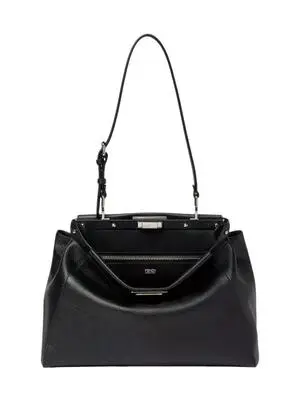 FENDI Medium My Peekaboo Mirror-embroidered Handbag