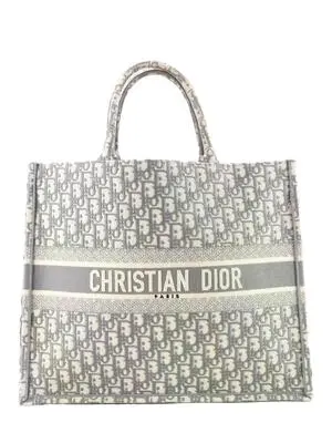 DIOR Book Oblique Canvas Large Tote Bag