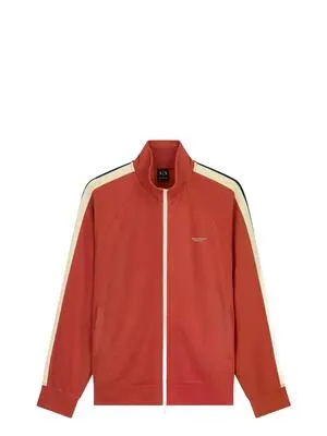 Armani Exchange Side-stripe Zip-up Sweatshirt - Red