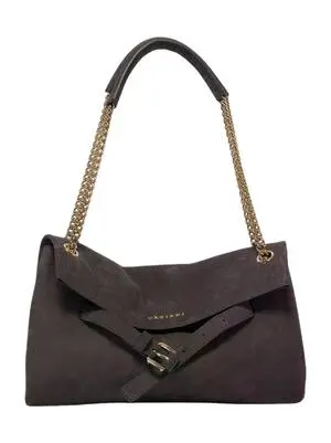 Orciani Small Venus Nabucco Buckle-detail Shoulder Bag - Grey