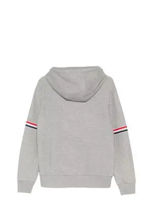 Thom Browne Zip Trough Hoodie - Grey