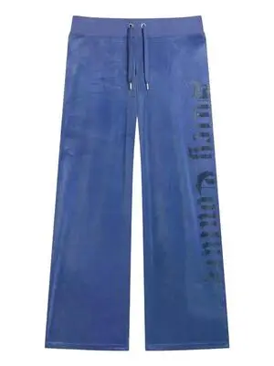 Juicy Couture Old Gothic Diamante Track Pants Blue