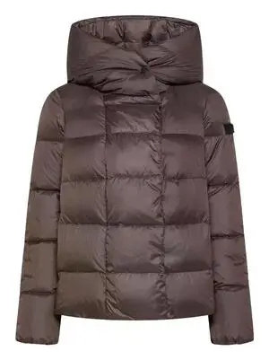 Peuterey Tucano Mqn Quilted Hooded Jacket - Brown