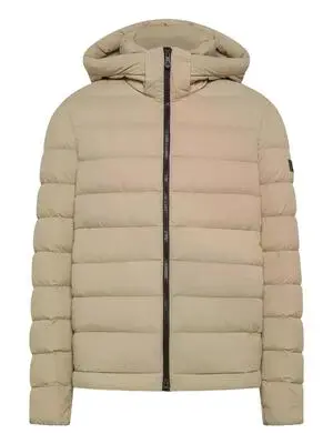 Peuterey Boggs Quilted Hooded Down Jacket - Neutrals