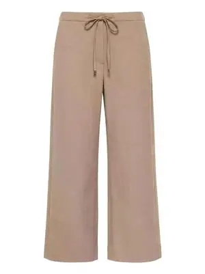 MAX MARA Floria Drawstring Wide-leg Trousers
