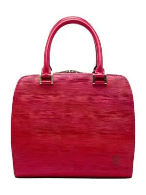 LOUIS VUITTON 2002 Epi Pont Neuf Handbag - Red