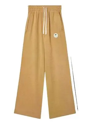 Palm Angels Chenille Loose Sweatpants - Neutrals