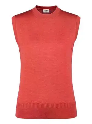 TOD'S Top In Silk Blend Knit - Red