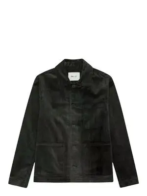 Nn07 Morgan Corduroy-textured Patch-pocket Jacket - Green