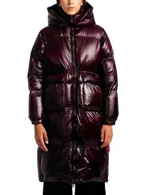 AFTER/LABEL Quilted Hooded Puffer Coat