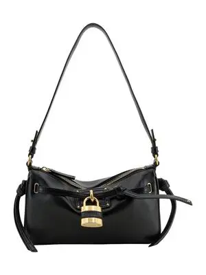 Chloé Paddington Sling Leather Shoulder Bag - Black
