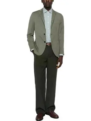 ALESSANDRO GHERARDI Striped Cotton Shirt - Green