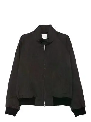 Studio Nicholson High-neck Zip-up Jacket - Grey