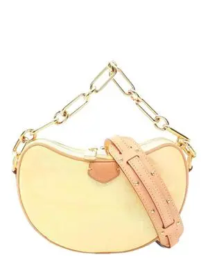 LOUIS VUITTON Croissant Pm Monogram Vernis Mini Shoulder Bag - Yellow