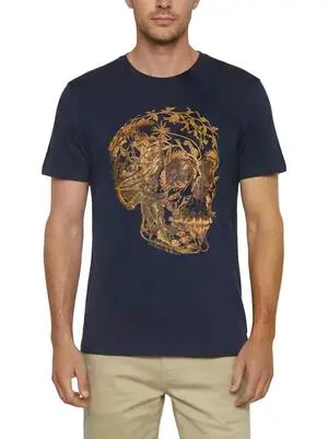 Alexander McQueen Skull Printed T-shirt - Blue