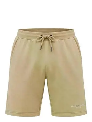 Tommy Hilfiger Logo-print Jersey Shorts - Neutrals