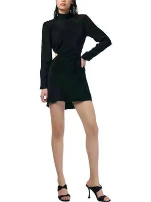 ANDRA ANDREESCU Sienna Cutout Mini Dress - Black