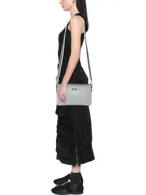 Gucci 2016-2026 Gg Canvas Web Crossbody Bag - Silver