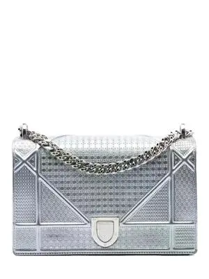 DIOR 2015 Microcannage Patent Diorama Crossbody Bag