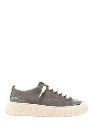 RHUN Treble 2020 Suede Flatform Sneakers - Grey