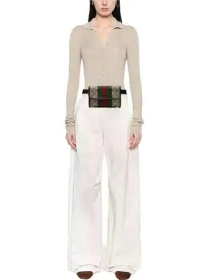 Gucci 2000-2015 Gg Supreme Web Belt Bag - Neutrals