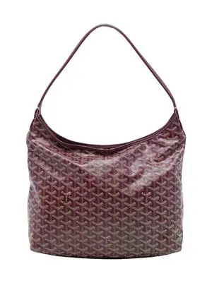 Goyard 2023 Goyardine Boheme Hobo Shoulder Bag - Red
