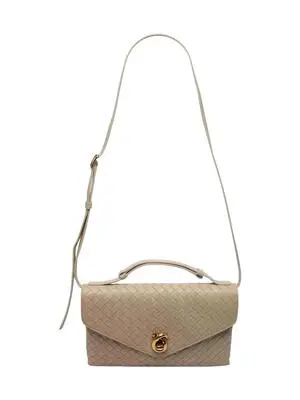 BOTTEGA VENETA 2012-2026 Knot Lock Intrecciato Satchel
